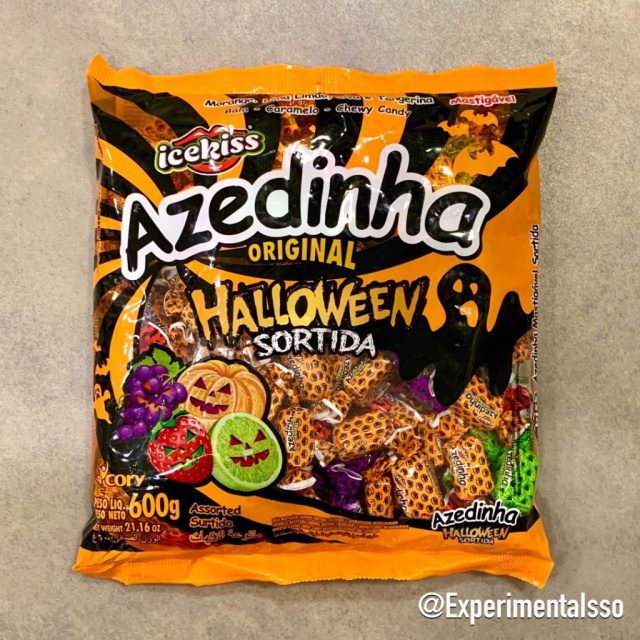 Bala Azedinha Halloween Mastigavel Sortidos 600g - Icekiss - Doceria Tend